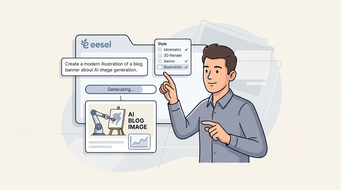 A complete guide on how to create AI blog images | eesel AI