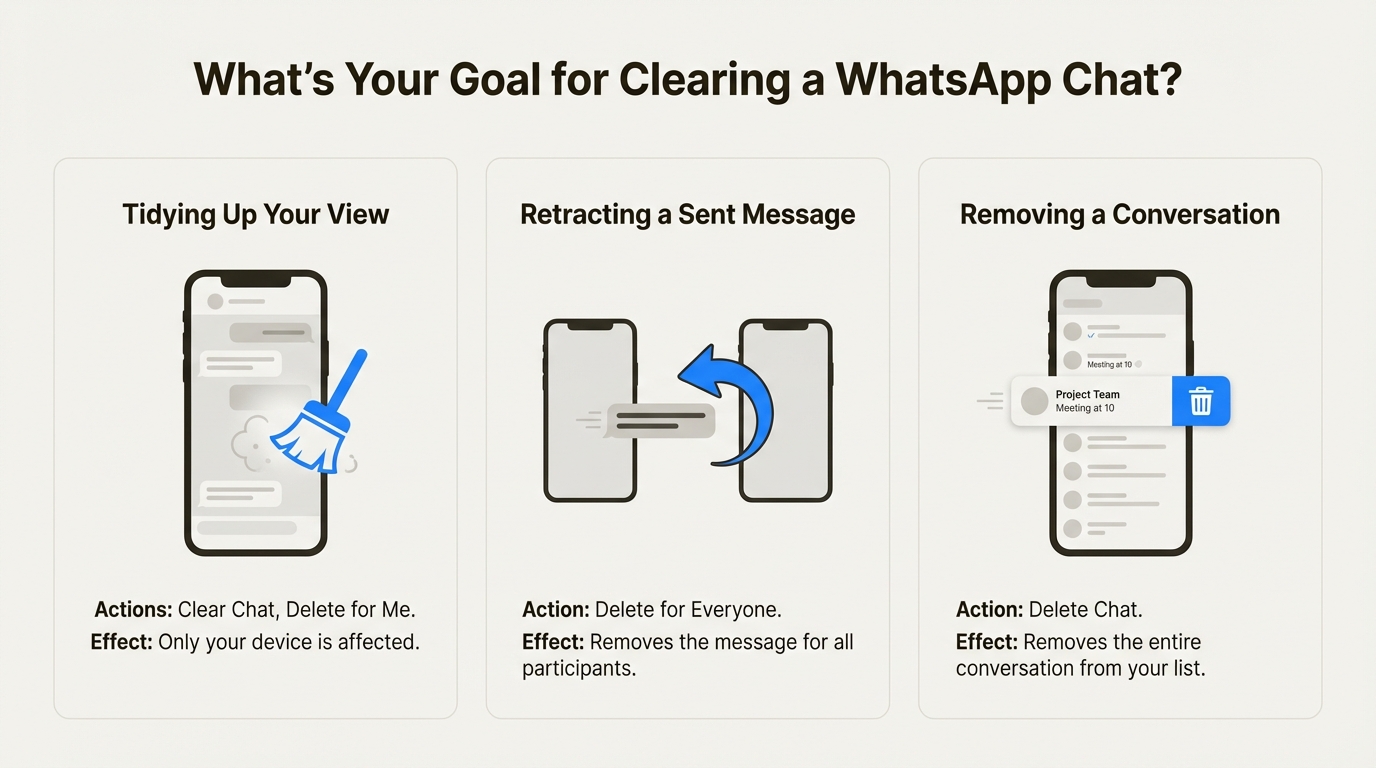 How to clear chat on WhatsApp easy guide