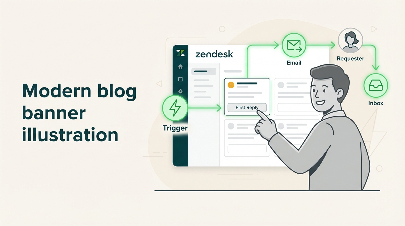 How to trigger email to requester on first reply in Zendesk | eesel AI