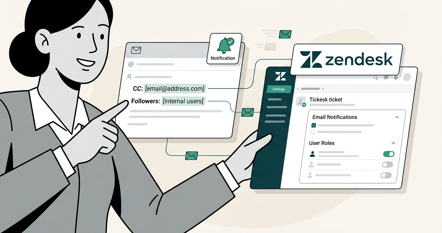 How to manage Zendesk email notifications for CCs and followers | eesel AI