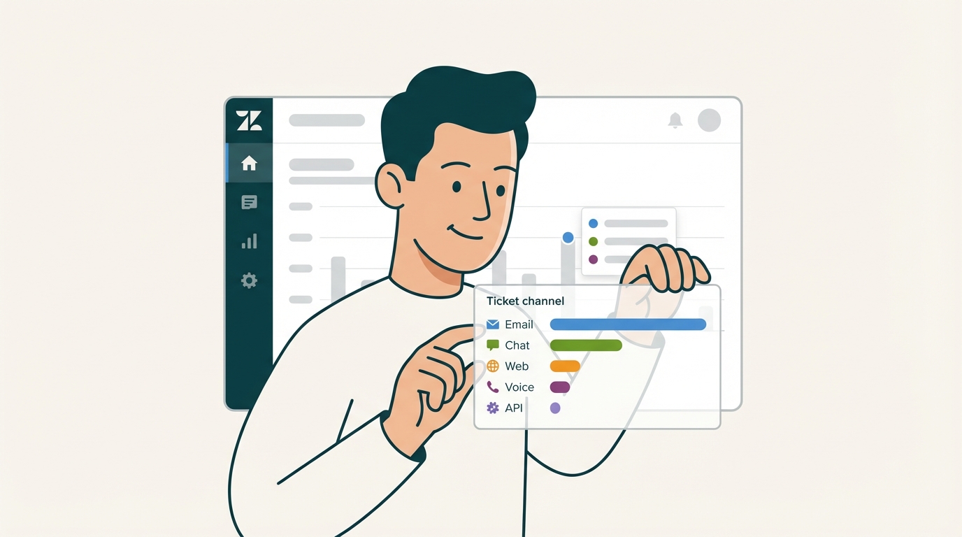 How to use the Zendesk Explore ticket channel attribute in 2026 | eesel AI