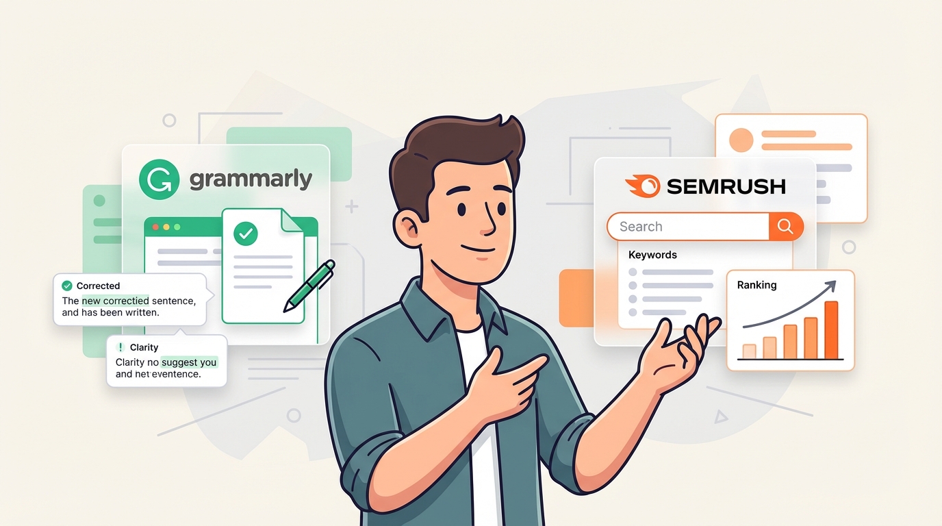Grammarly vs Semrush: Which tool is right for your content workflow?