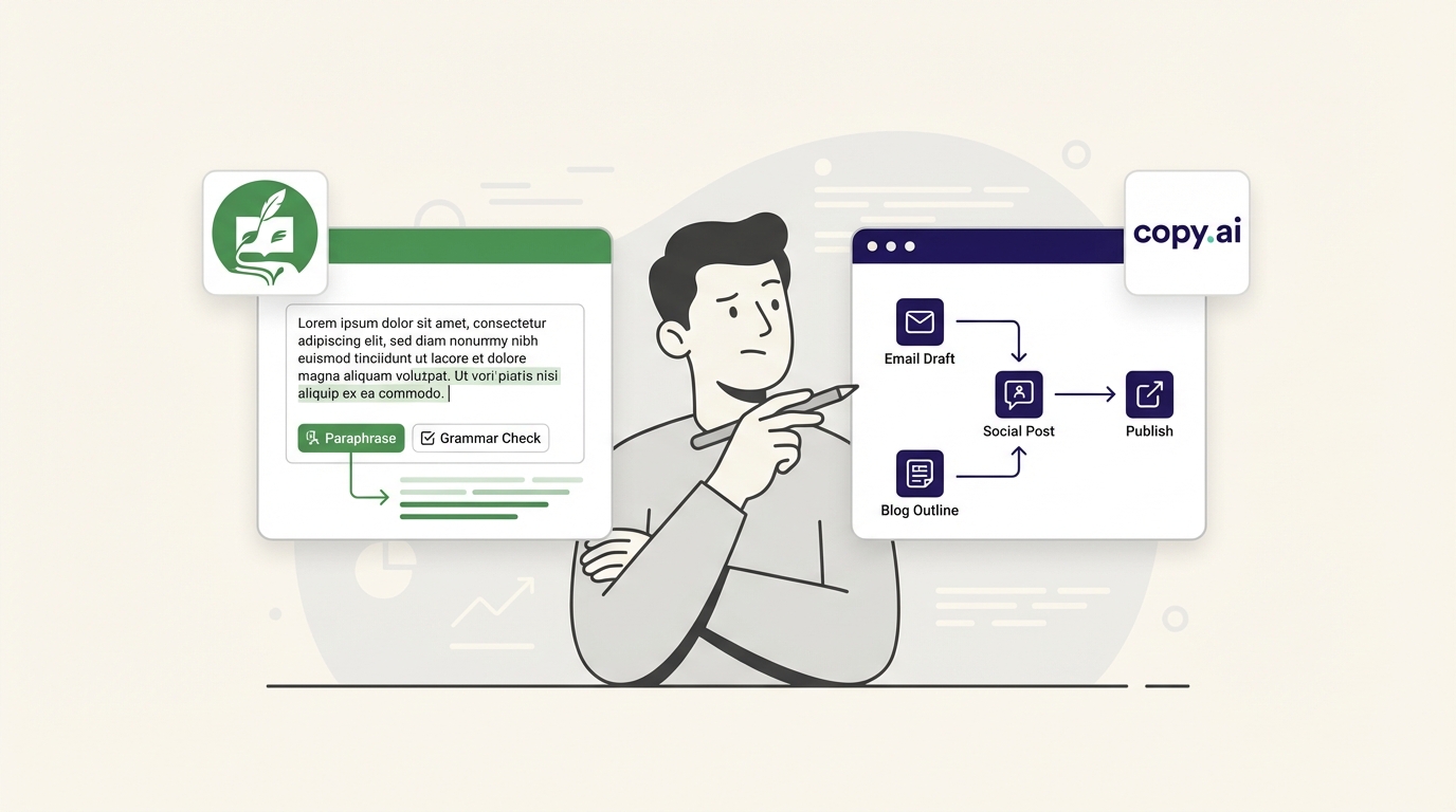 Quillbot vs Copy.ai: ¿Qué herramienta de escritura con IA es la ...